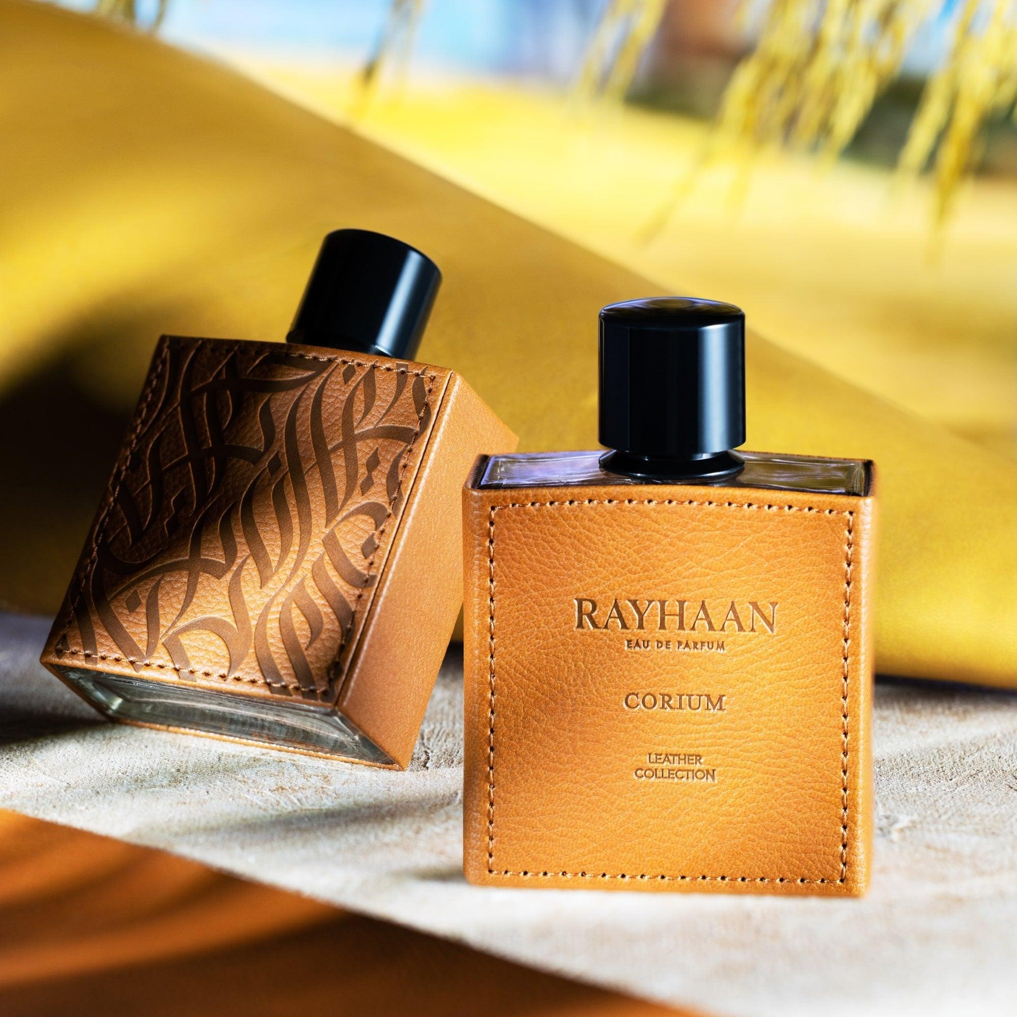 Rayhaan Corium - Bold Leather Woody Fragrance | Solid Perfumes